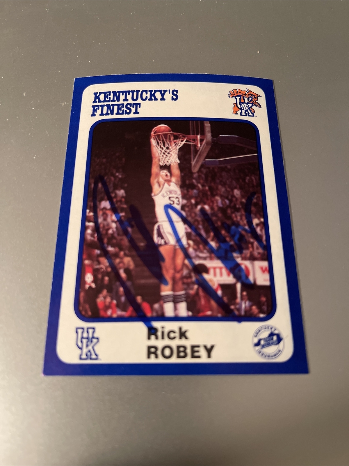 RICK ROBEY SIGNED KENTUCKY BASKETBALL CARD - NICE | eBay