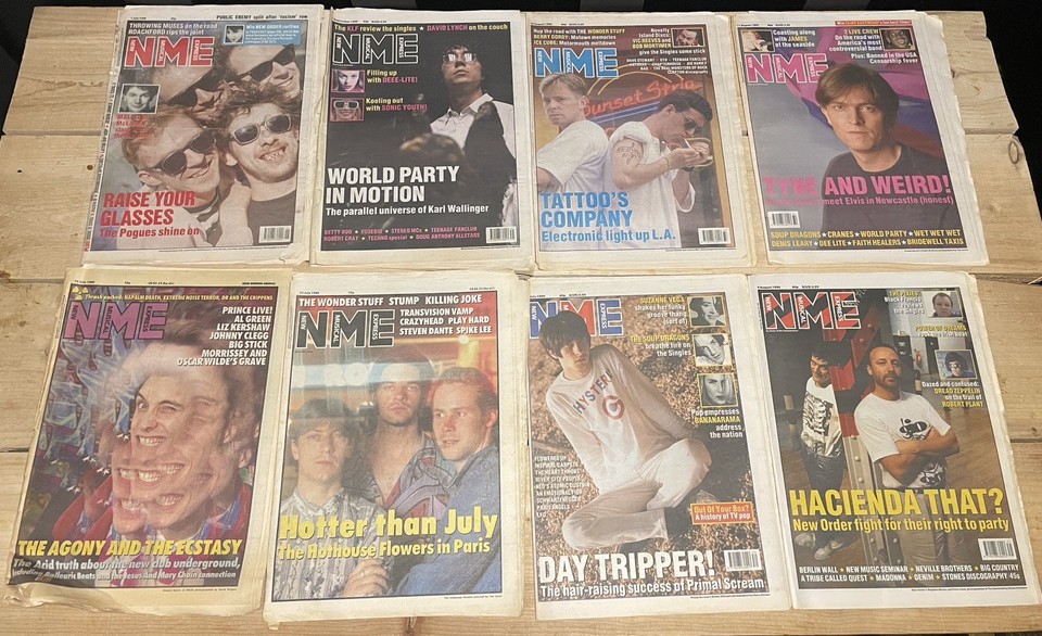 60 NME Magazine Bundle 1988 1989 1990 Retro New Musical Express Music ...