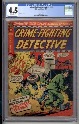 Crime-Fighting Detective #12 1950 CGC 4.5 (LB Cole Cover)(Very Rare ...