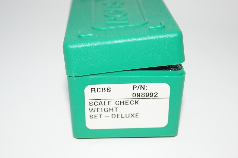 RCBS Scale Check Weight Set - Deluxe #98992 | eBay