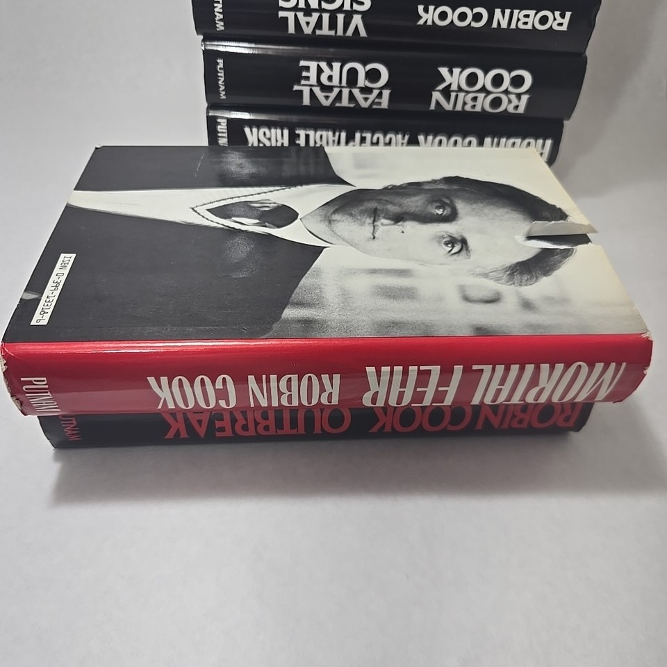 Robin Cook Vintage 8 Book Hardcover Lot 80s & 90s Mostly 1st Editions ...