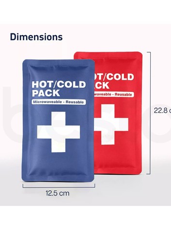 Reusable Hot Cold Ice Gel Pack Pad Back Pain Relief Muscle Injuries ...