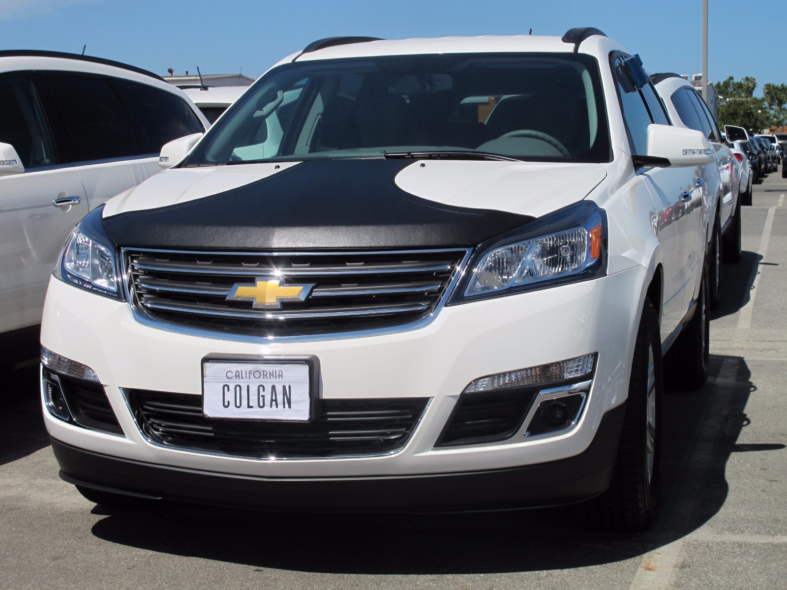 2013-2016 Chevy Traverse LT LTZ LS Colgan Custom T-Style Hood Bra Mask ...