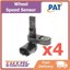 4x PAT Wheel Speed Sensor Left fits Toyota Landcruiser RZJ120R 2.7L ...