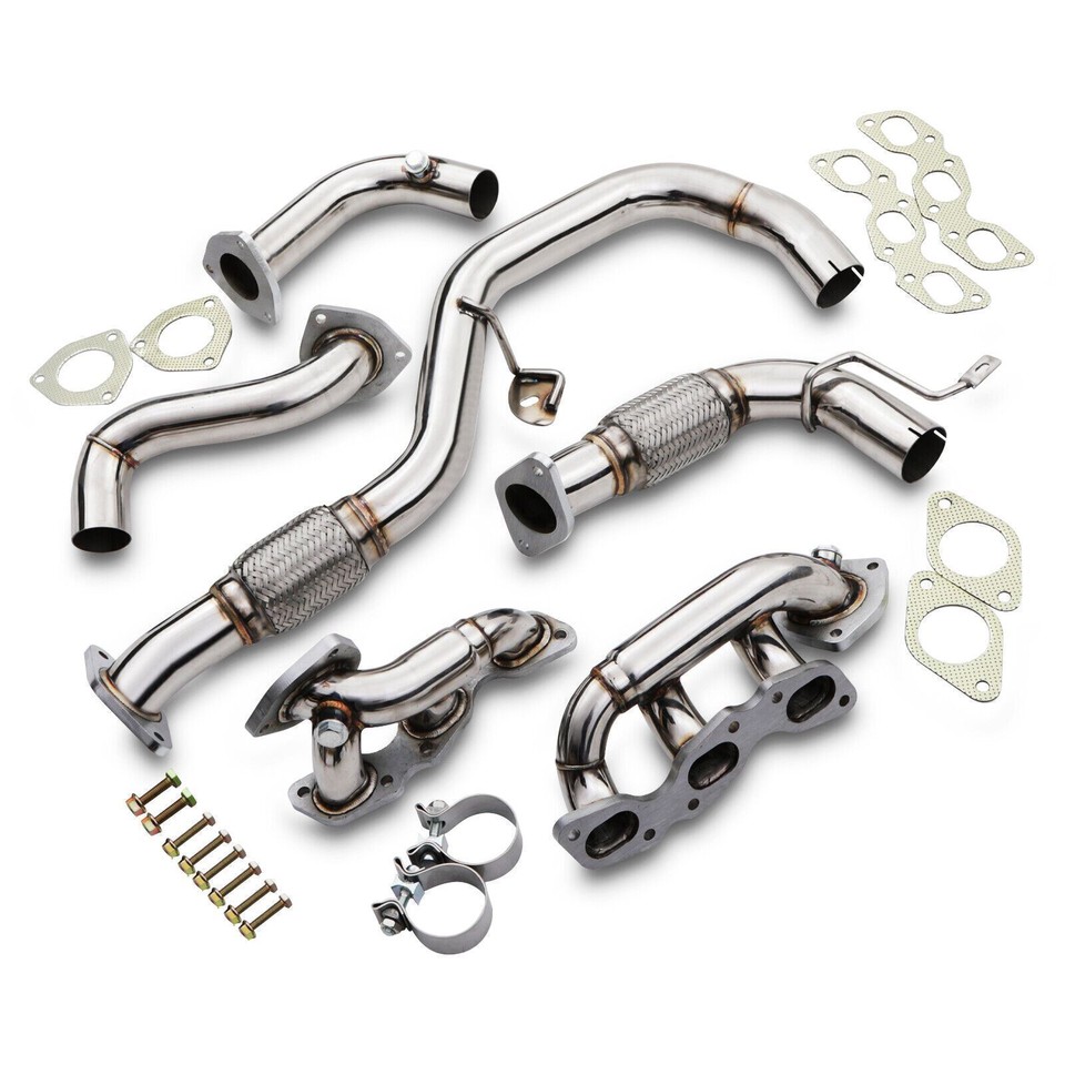 STAINLESS EXHAUST MANIFOLD DOWNPIPES FOR FORD MONDEO MK3 ST 220 ST220 ...