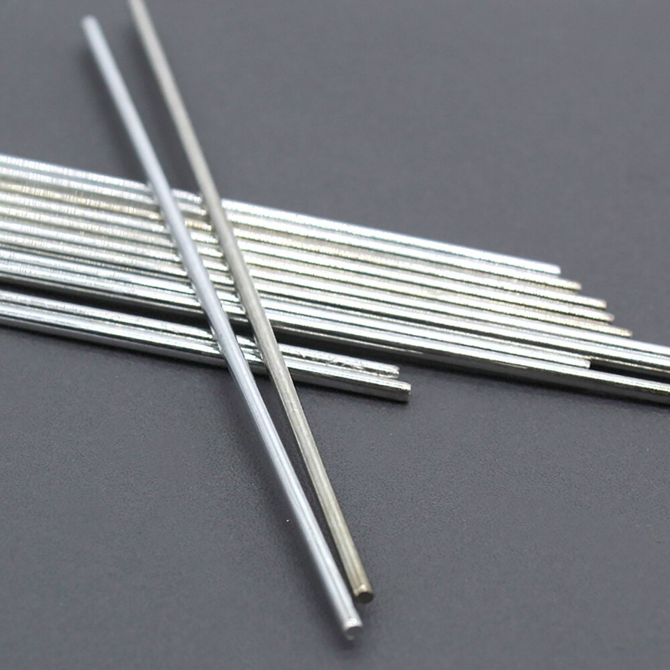 Iron Round Bar Solid Circular Metal Rod 2mm Diameter / 100mm Length ...