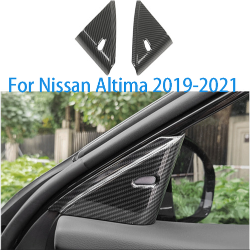 Fit For Nissan Altima 2019-2021 Carbon Fiber Front Triangle A Pillar Cover Trim | eBay