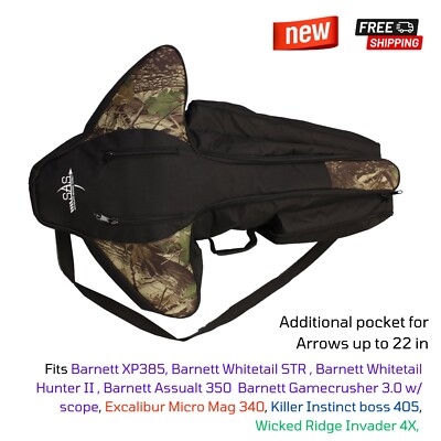 Archery Crossbow Case Arrow Bolts Storage for Barnett Whitetail/ Killer ...