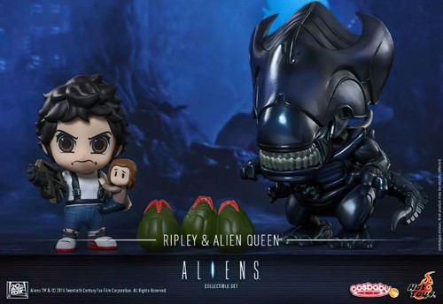 Hot Toys Aliens Cosbaby Alien Queen Xenomorph Vs Ripley COSB295 Very ...