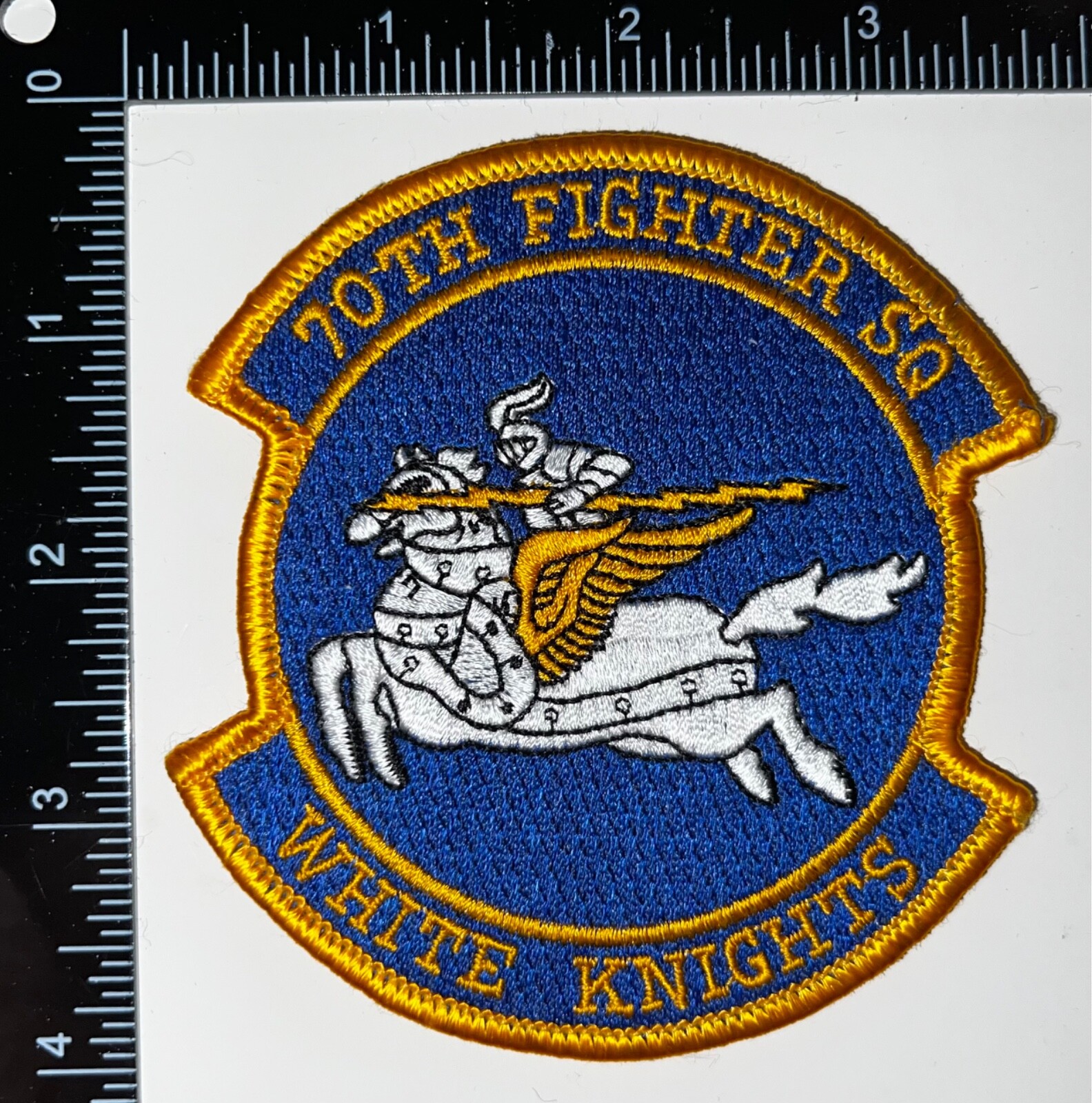 USAF 70th Fighter Squadron White Knights Patch | eBay