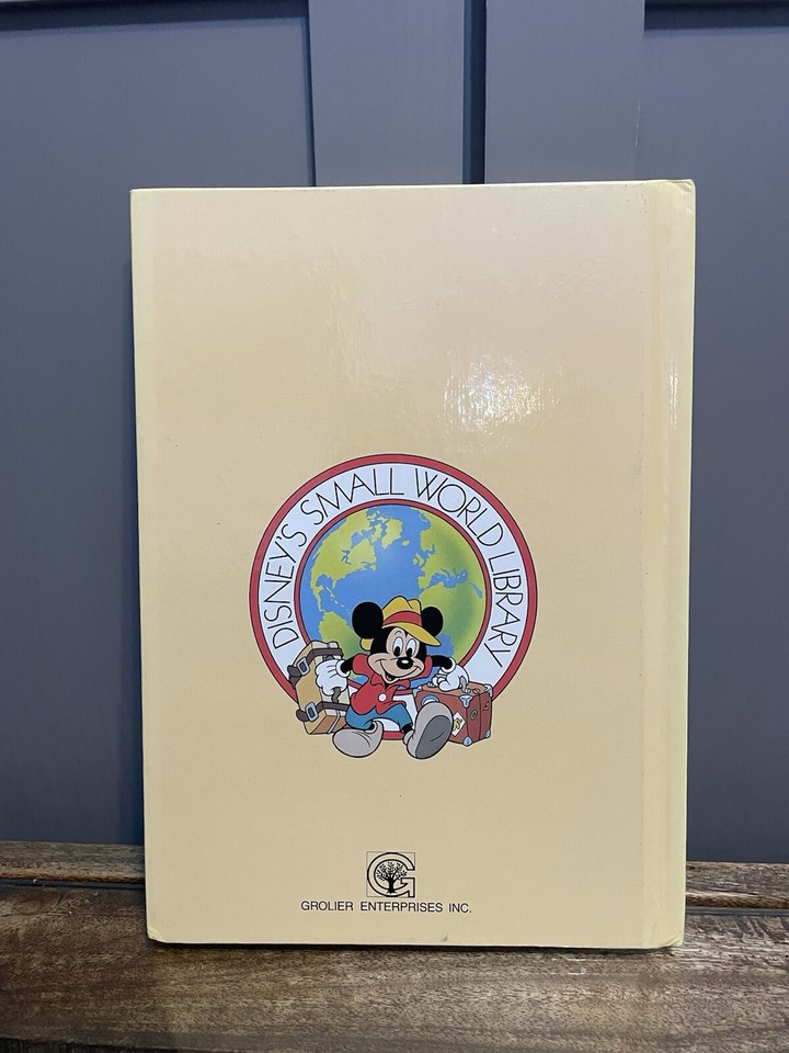 7 Vintage Disney Groiler Small World Library Book Job lot Bundle Minnie ...