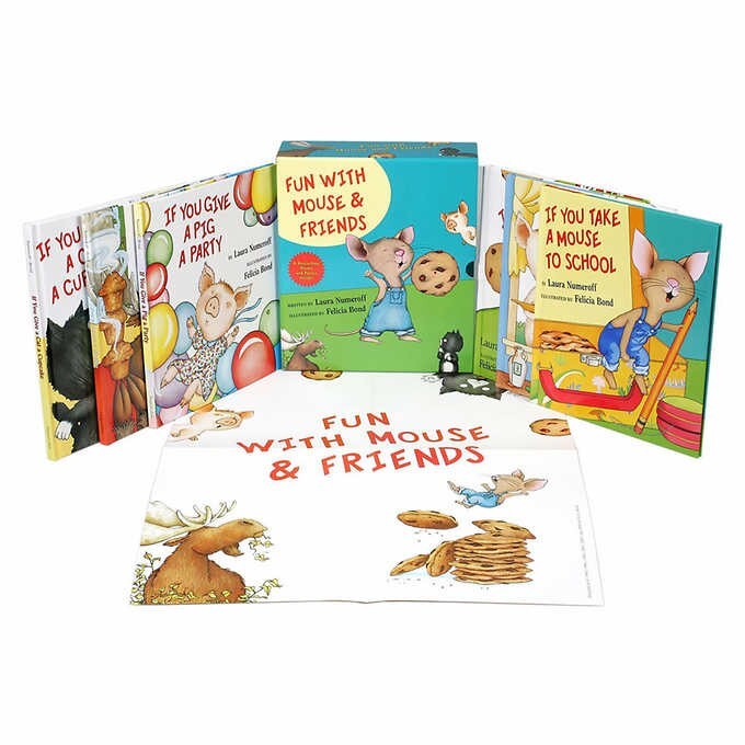 Fun With Mouse & Friends 6 Hardcover Book Box Set w/ Poster Ages 6-8 ...