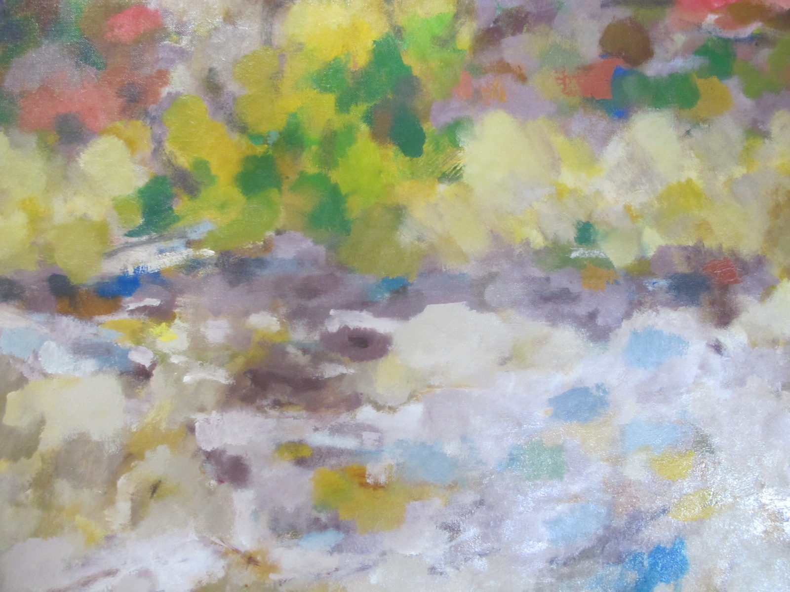 Oregon Art DAVID McCOSH Mottled Colorful ABSTRACT Signed Original Oil ...