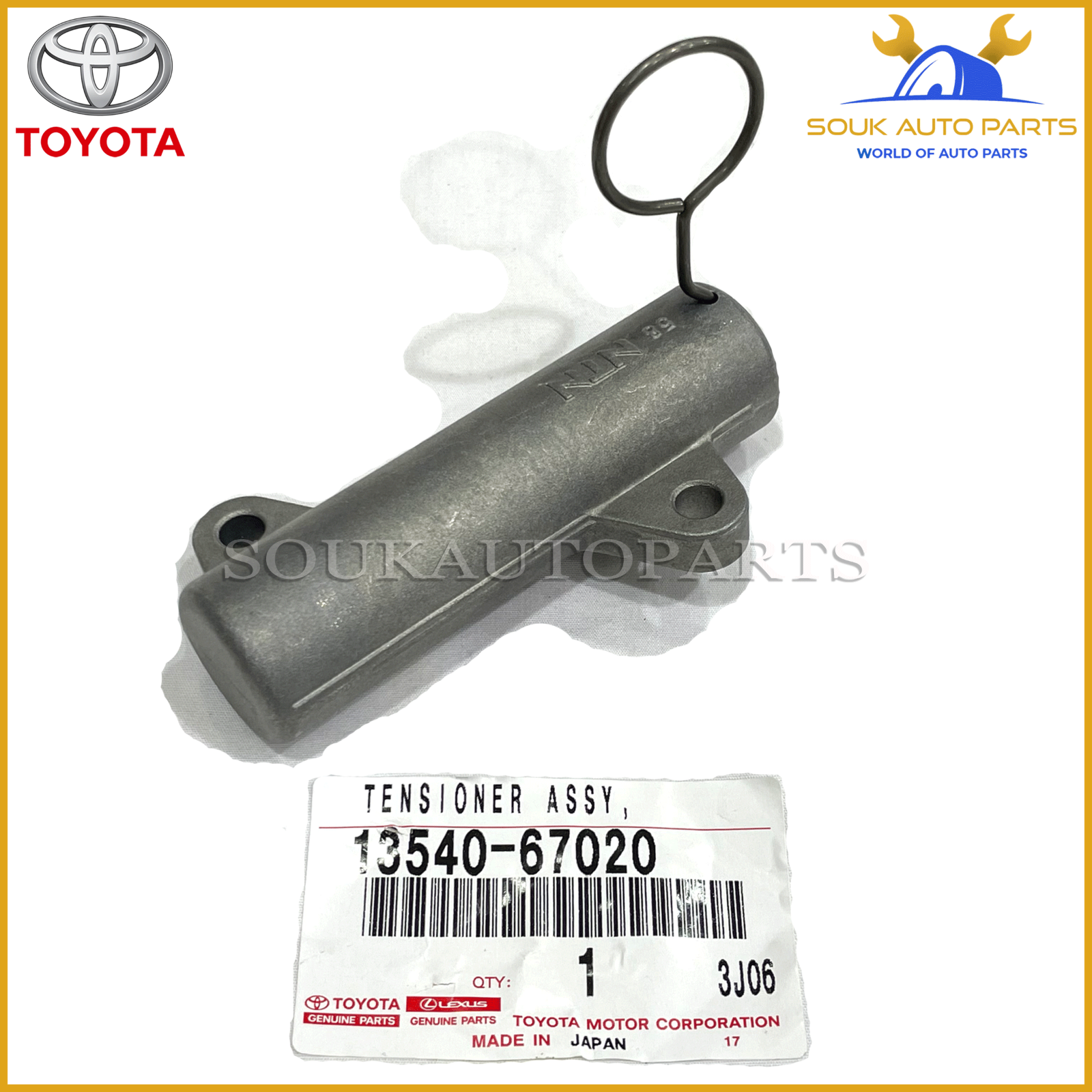 Genuine Toyota 13540-67020 Timing Cam Belt Tensioner Parts 1354067020 ...