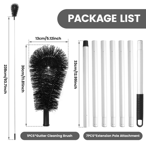 Cleaning Duster 238/270Cm Long Handle Ceilings Cleaning Dust Removal ...