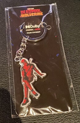 Deadpool And Wolverine Movie AMC Fan Event Deadpool Keychain New ...
