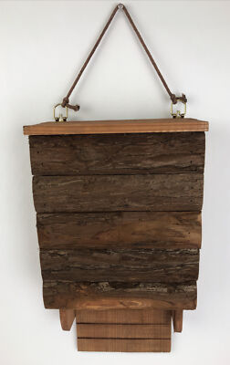 Beautiful Handmade Rustic Decor Cedar Single Chamber Hanging Bat House ...