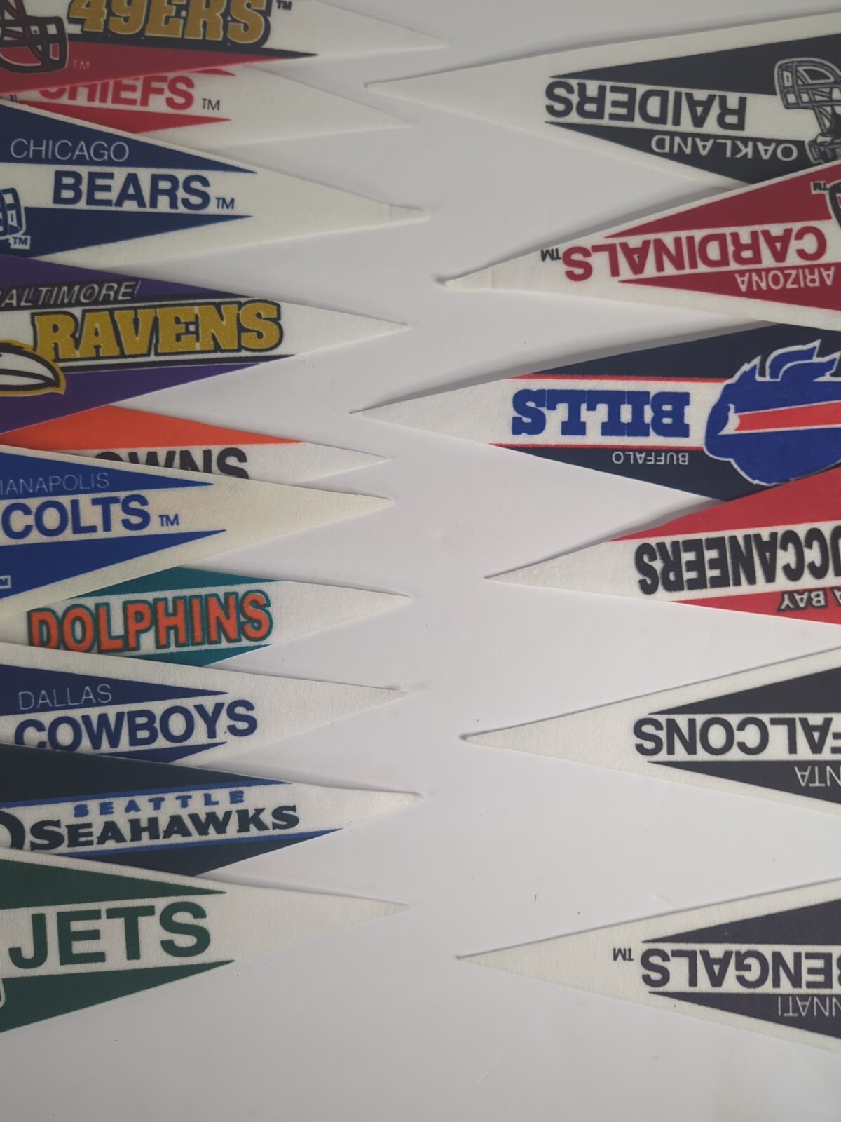 Vintage 32 NFL Mini Pennants Team NFL / Tag Express | eBay