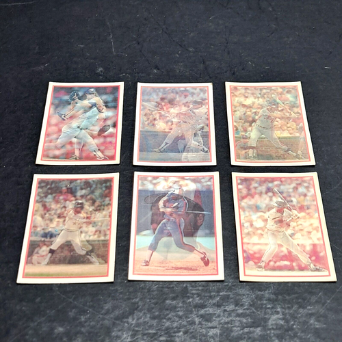 Vintage 6-pc Lot Of 1986 Sportflics Moving Image Baseball Cards | eBay