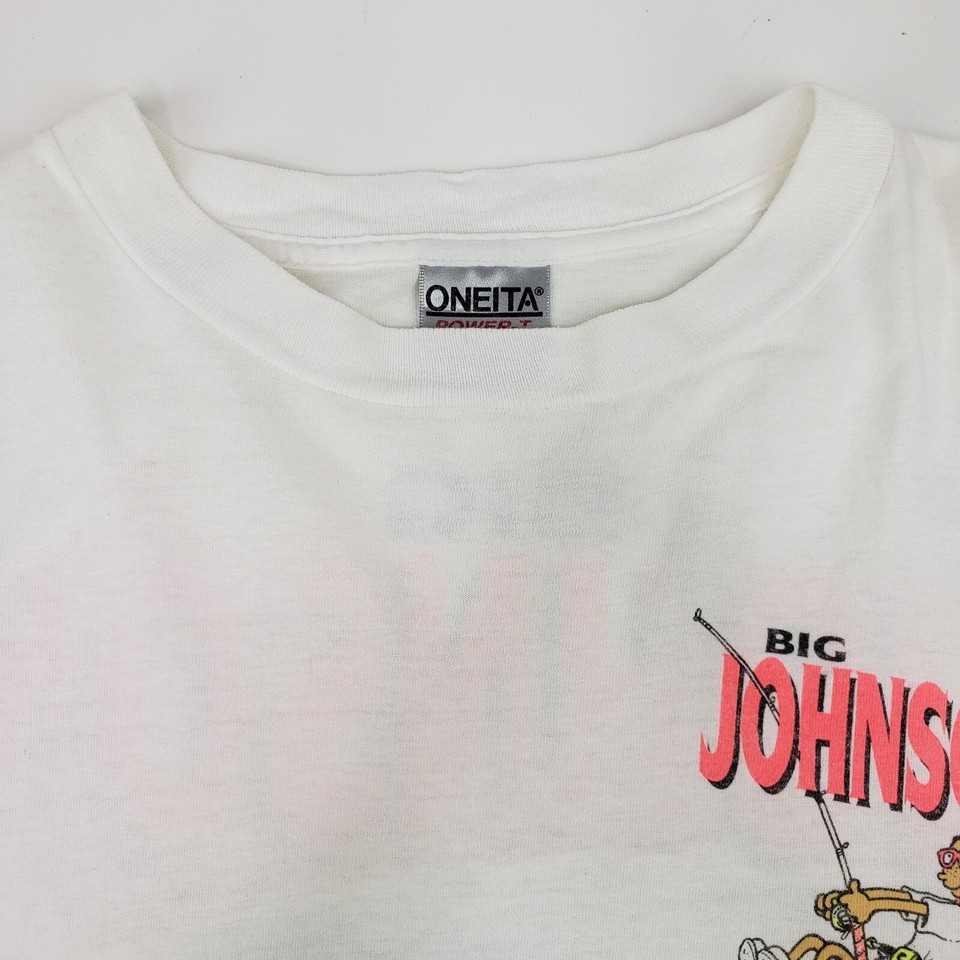 Vintage 1991 Big Johnson Fishing Rods Shirt Single Stitch Funny Humor ...