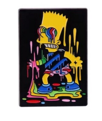 PINS - Pin’s émaillé - NEUF - THE SIMPSONS - Bart Drippy Art | eBay