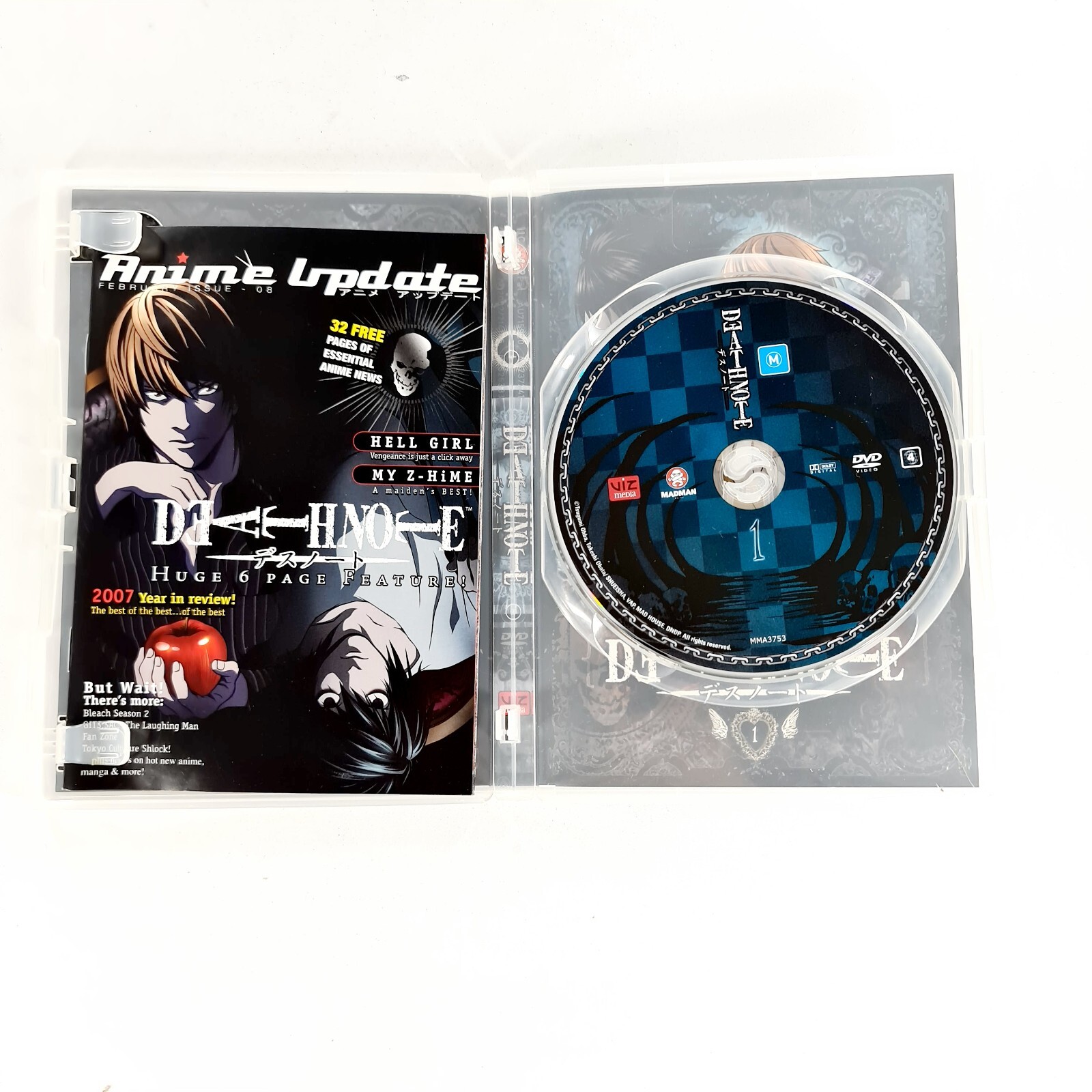 Death Note Volume 1 . DVD with 6 Page Feature Booklet Region 4 | eBay
