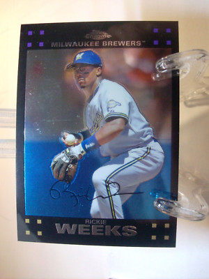 2007 Topps Chrome Baseball Card #140 Rickie Weeks (92889) | eBay