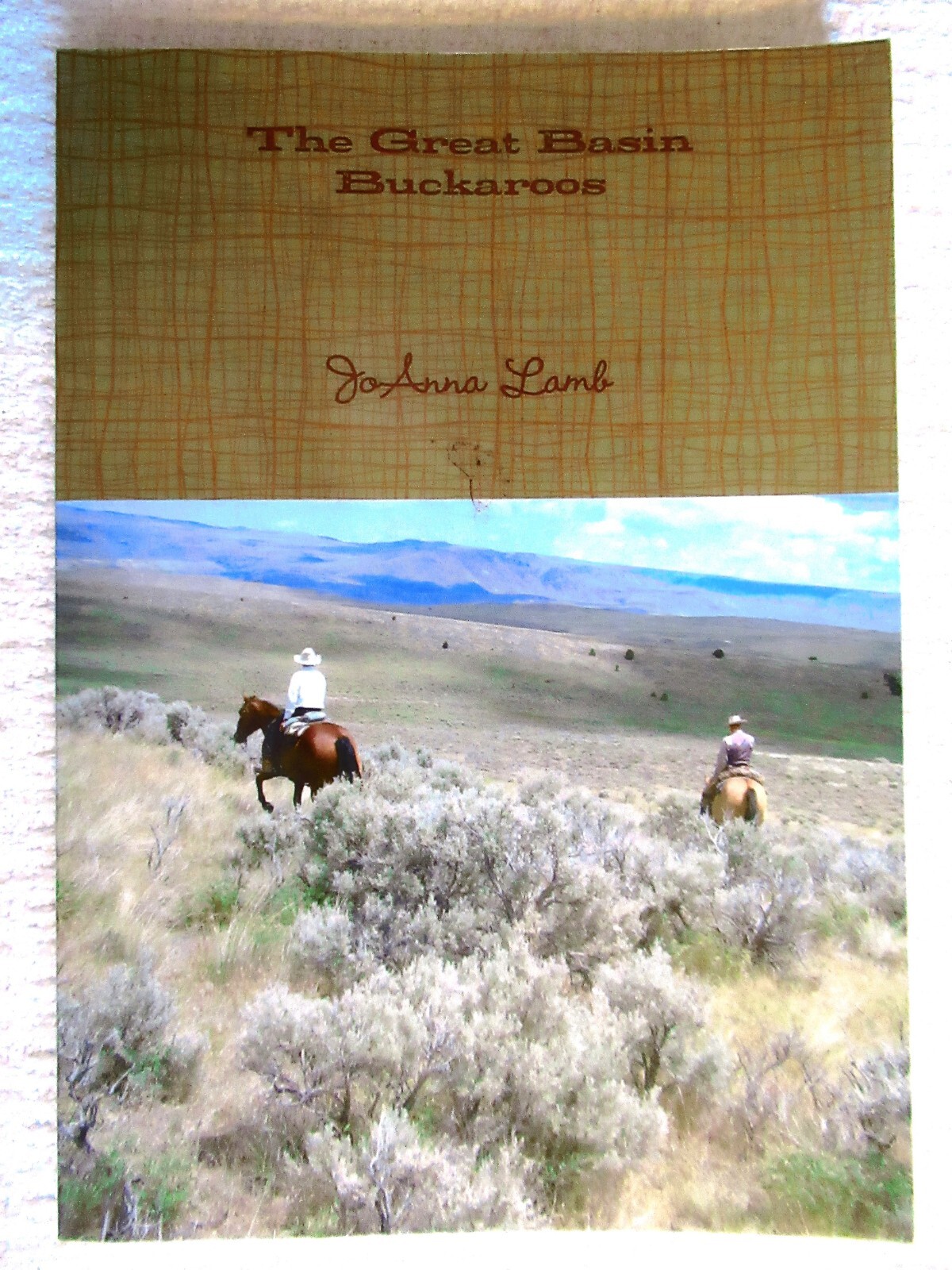 THE GREAT BASIN BUCKAROOS JoAnna Lamb, Western Fiction, Self Pub. 2012 ...