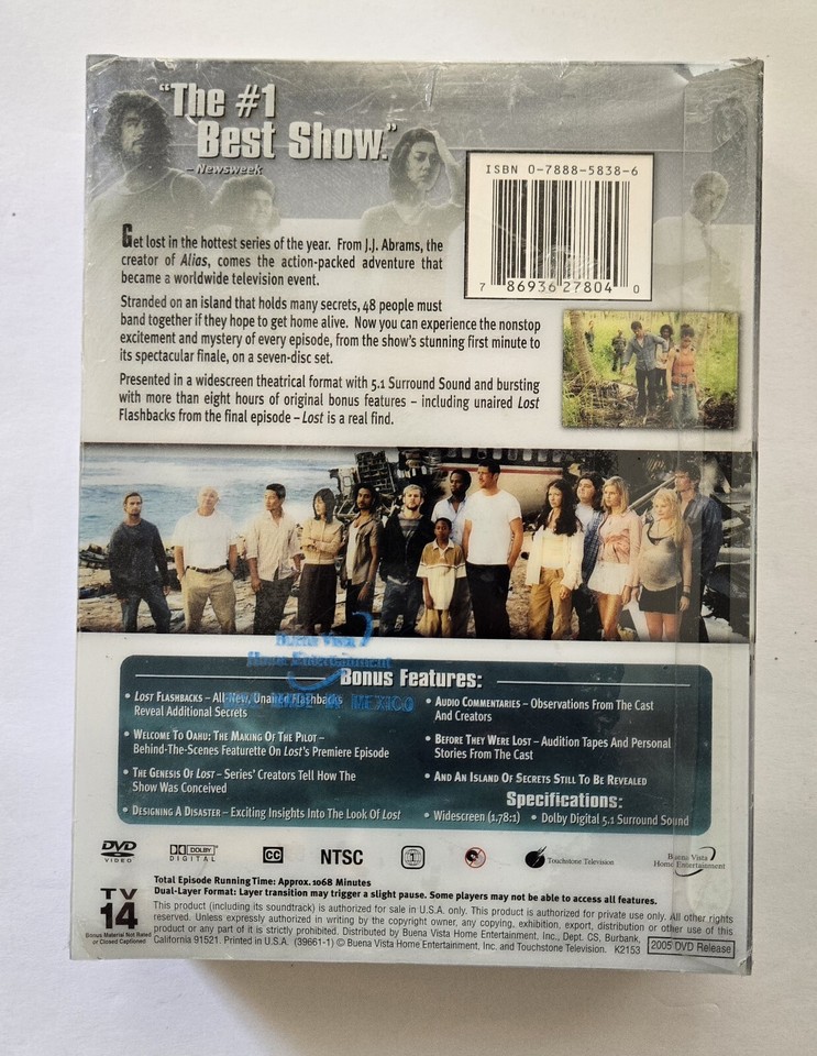Lost: the Complete First Season (DVD, 2004) 786936278040| eBay