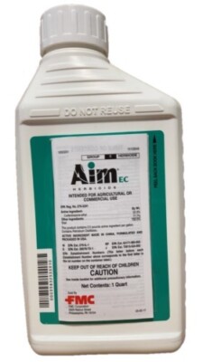 Aim EC Herbicide - 1 Quart, Carfentrazone-ethyl 22.3% by FMC Corp NO ...