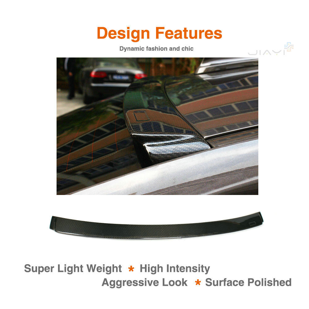 Carbon Fiber Rear Roof Spoiler Wing Top Lip For BMW F80 M3 Sedan 4 Door ...