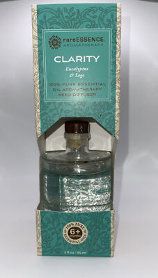 Rare Essence - Clarity Aromatherapy Reed Diffuser Eucalyptus & Sage 3 ...