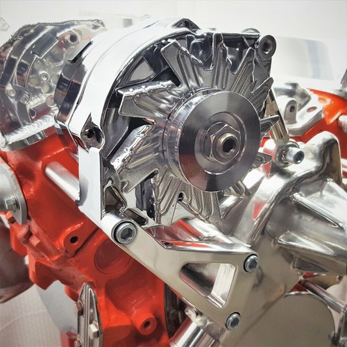 Alternator Bracket Kit Aluminum Small Block Chevy SBC 350 Long Water ...