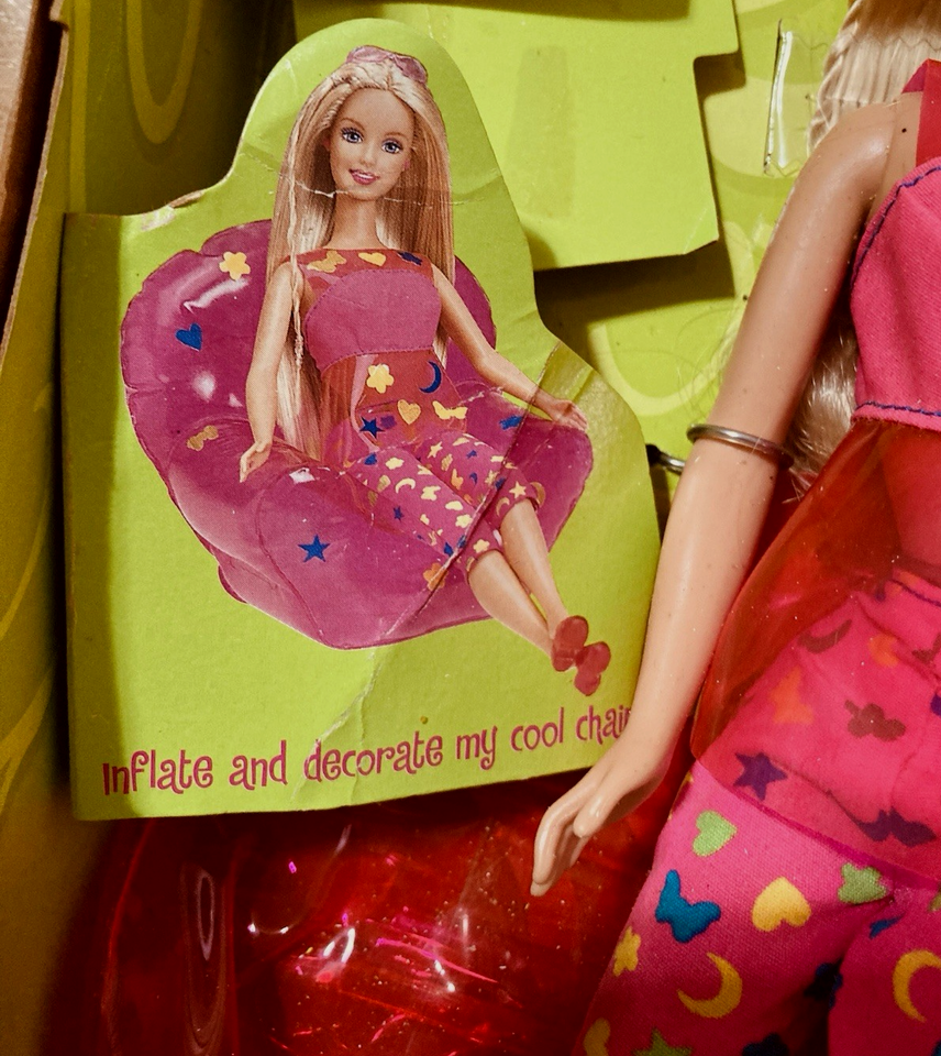 Barbie Sit In Style Mattel 1999: With Inflatable Chair And Hair Brush ...