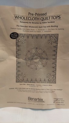 💙Pre-Printed Wholecloth Quilt Top, Batting, Backing, and Binding ...