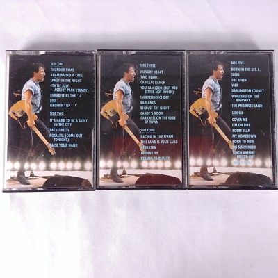 Bruce Springsteen Live 1975-85 Set Of 3 Music Cassettes | eBay