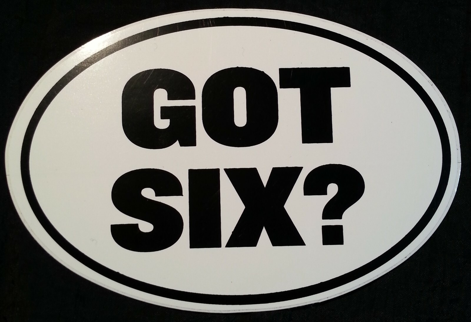 GOT 6? JAGOFF JAG OFF YINZ PGH N'AT 6X CHAMPS PEEL OFF STICKER ...