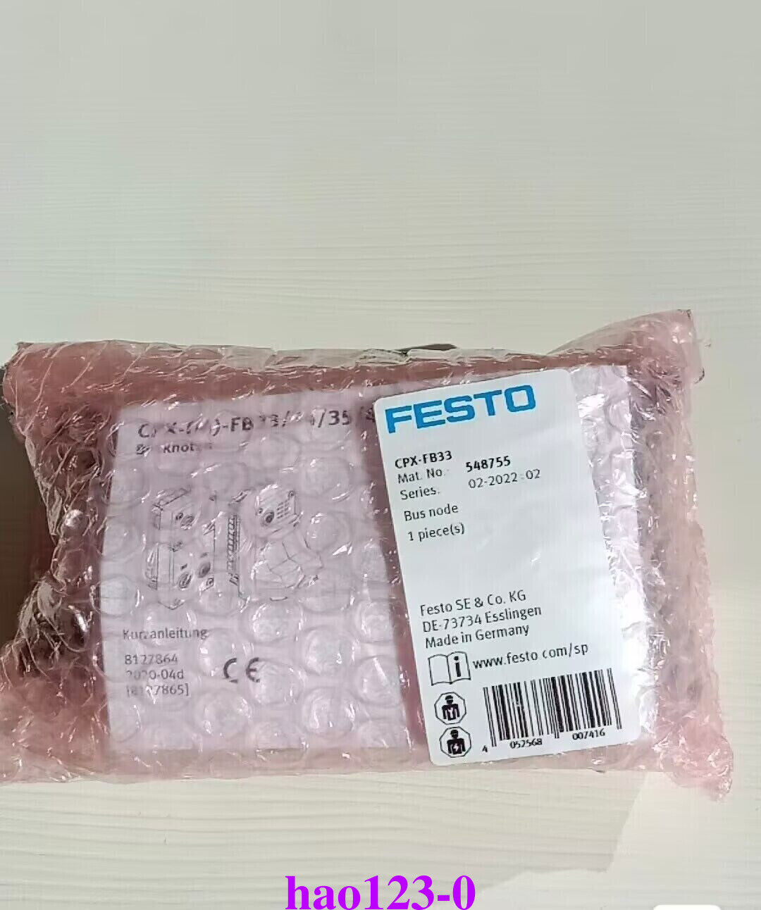 Festo Cpx-fb33 548755 Digital Analog Bus Module Node - for sale online ...