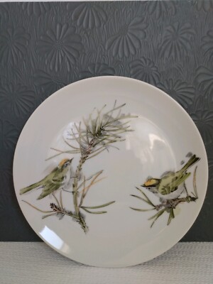 Vintage Enesco 1976 Song Bird Fine China Plate Round Decorative Birds ...