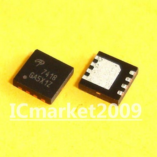 10 PCS AON7418 DFN-33 7418 QFN-8 SMD 30V N-Channel AlphaMOS Mosfet Chip ...