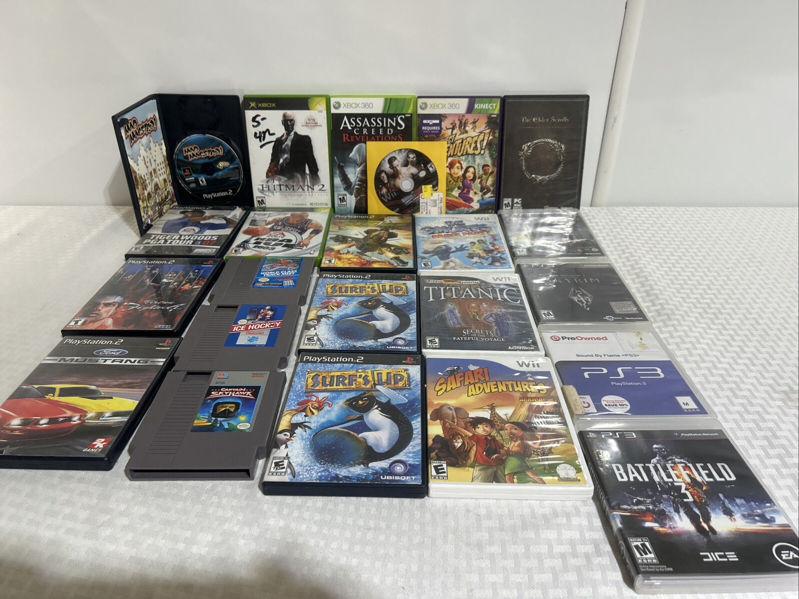 Random Game Lot of 23 Games Bundle PS3 PS2 XBOX NES WII TESTED VIDEO ...
