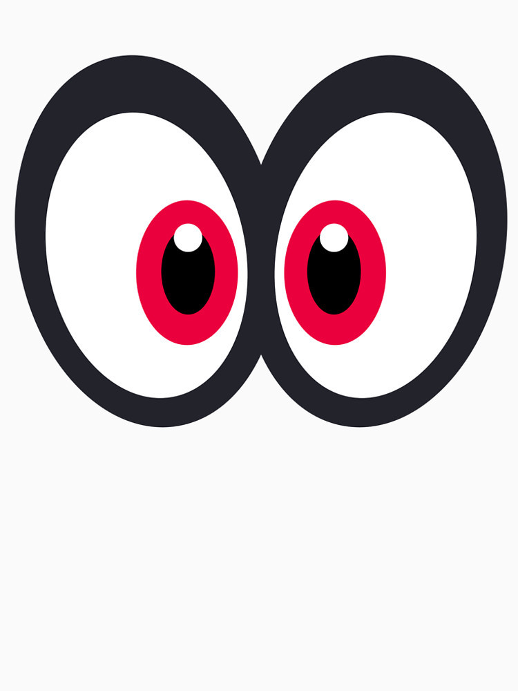 Mario Odyssey Cappy Eyes Iron On Transfer For Light Or Dark Colors | eBay