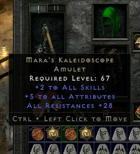 Diablo 2: Resurrected Mara's Kaleidoscope(26-29RES) Softcore D2R Items ...