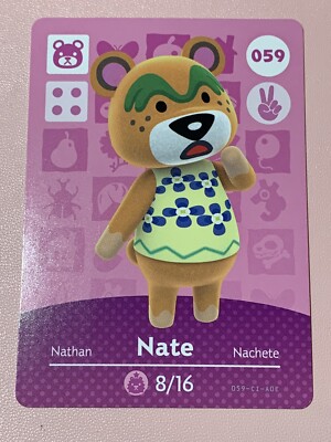 Animal Crossing Series 1 - Nate 059 - Near Mint - Unscanned | eBay