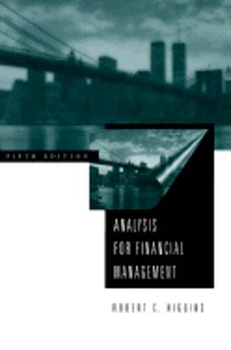 Analysis for Financial Management by Professor Higgins, Robert C: Used ...