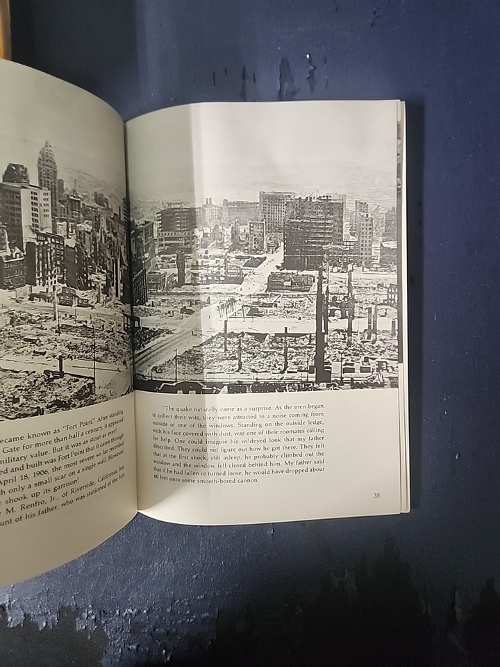 1971 Fort Point Sentry at the Golden Gate Book-San Francisco National ...