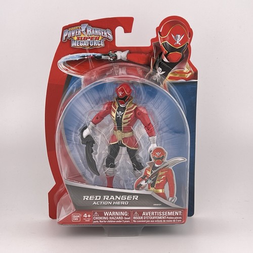 Power Rangers Super Megaforce Red Ranger Action Hero Figure Bandai USA ...