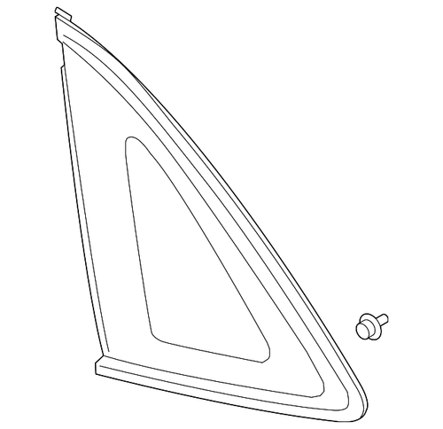 Genuine Ford Quarter Glass LJ6Z-7829711-E | eBay