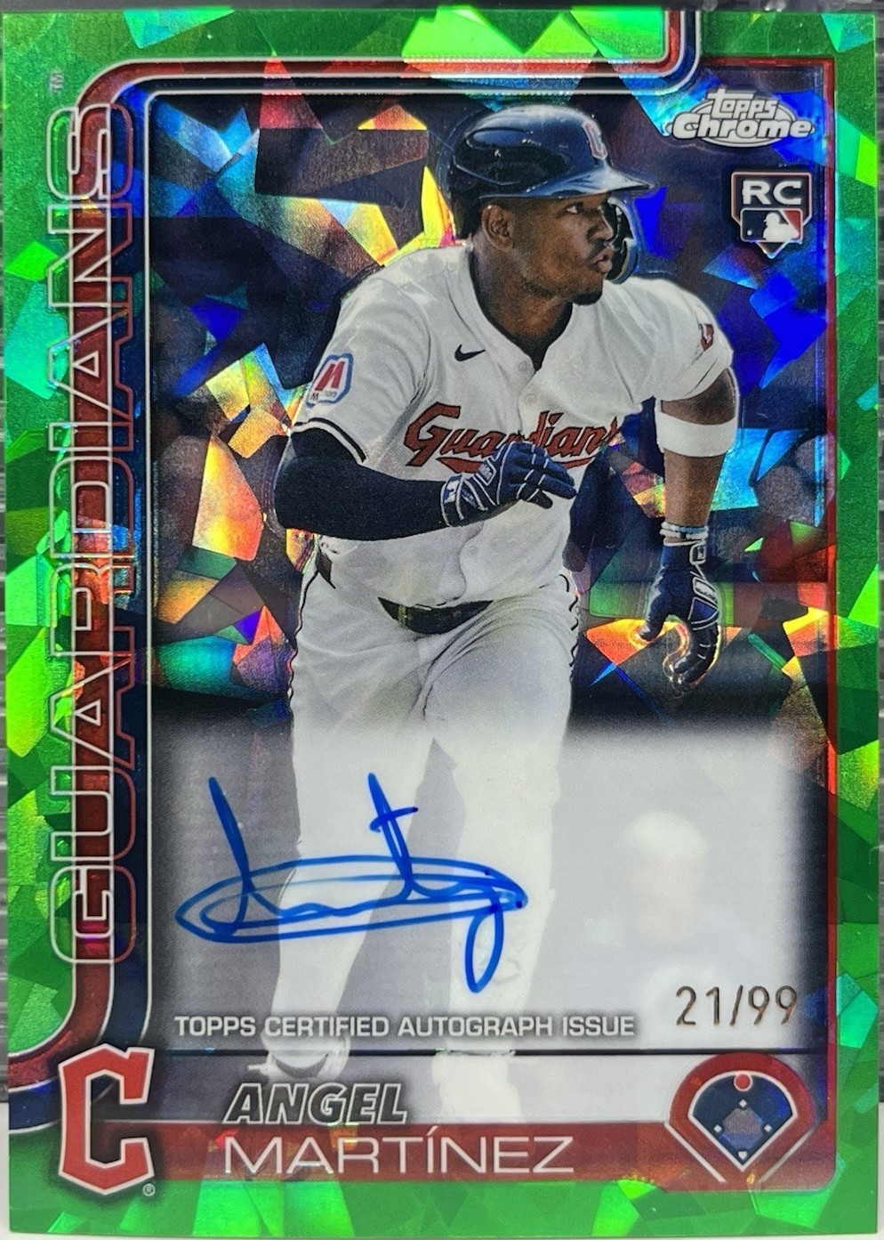 2025 Topps Chrome Sapphire Edition - Rookie Autographs Angel Martinez ...