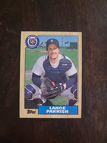 1987 Topps Lance Parrish #791 Detroit Tigers | eBay